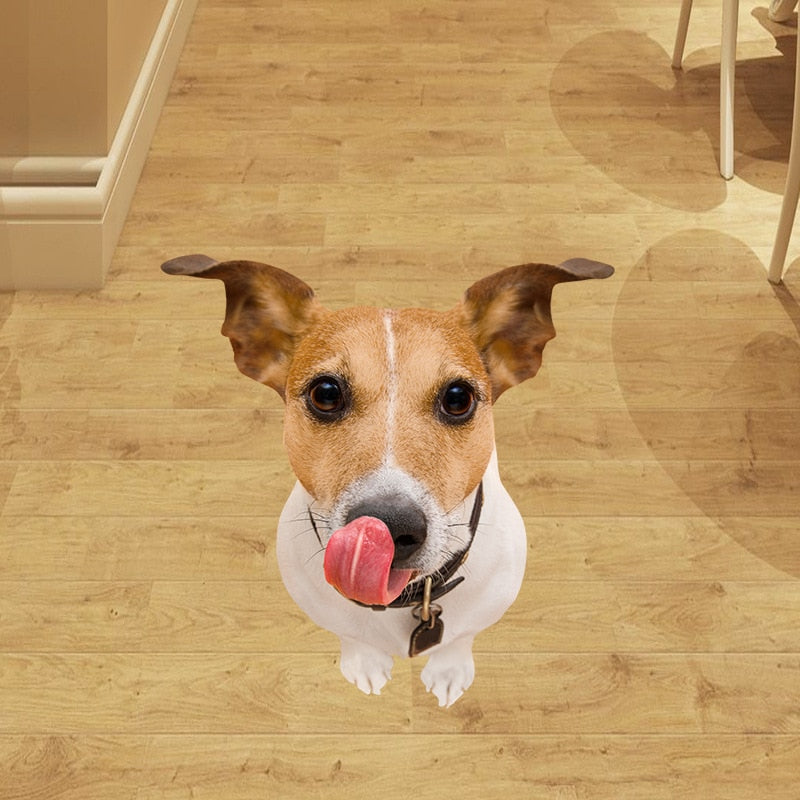 3D Dog Wall Decal – Straight Up Fun
