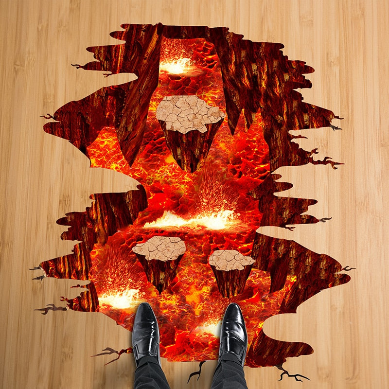 The Floor is Lava Floor Decal – Straight Up Fun